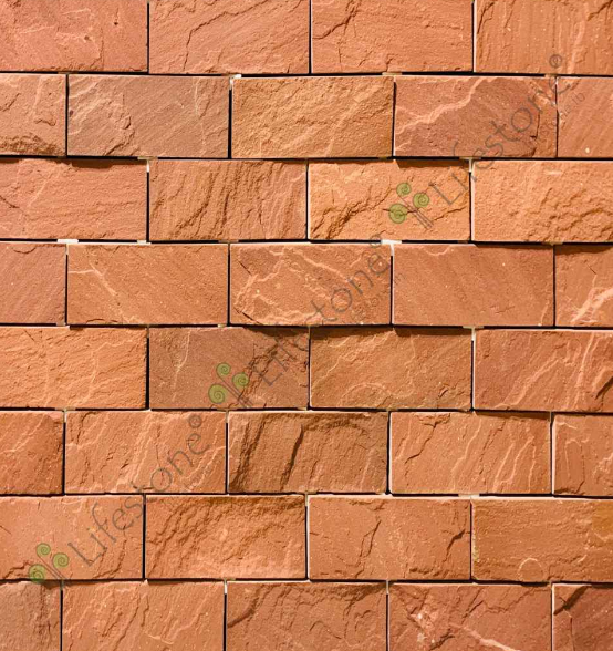 Natural Finish Red Brick Cladding — KSR Ceramics